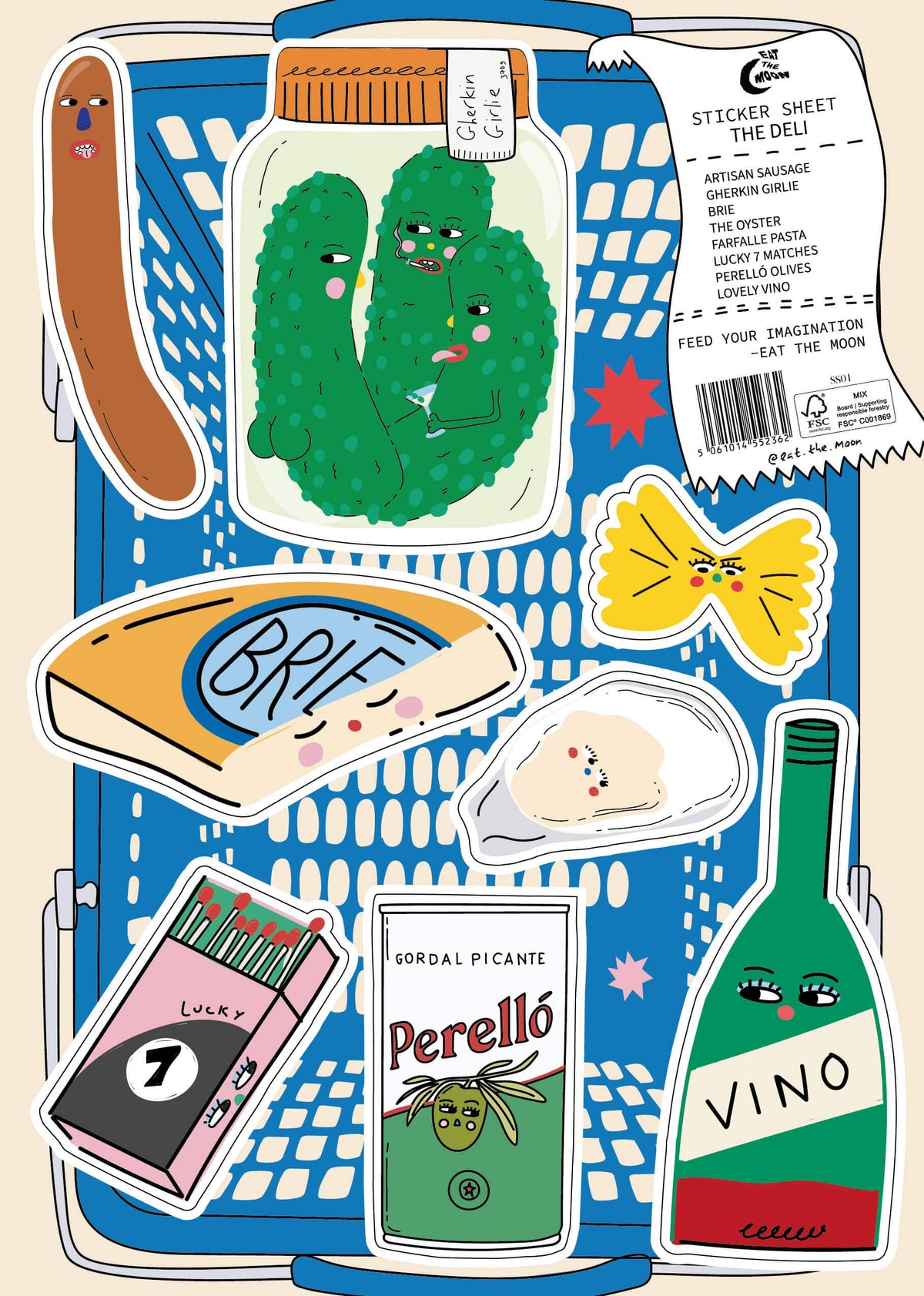 DELI Sticker Pack – MARGAUX